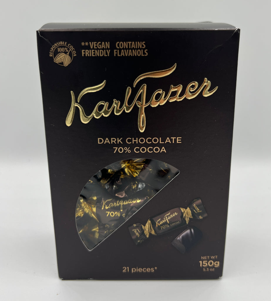 Fazer Dark Chocolates Box, 150g – Viking Foods & Imports Inc.
