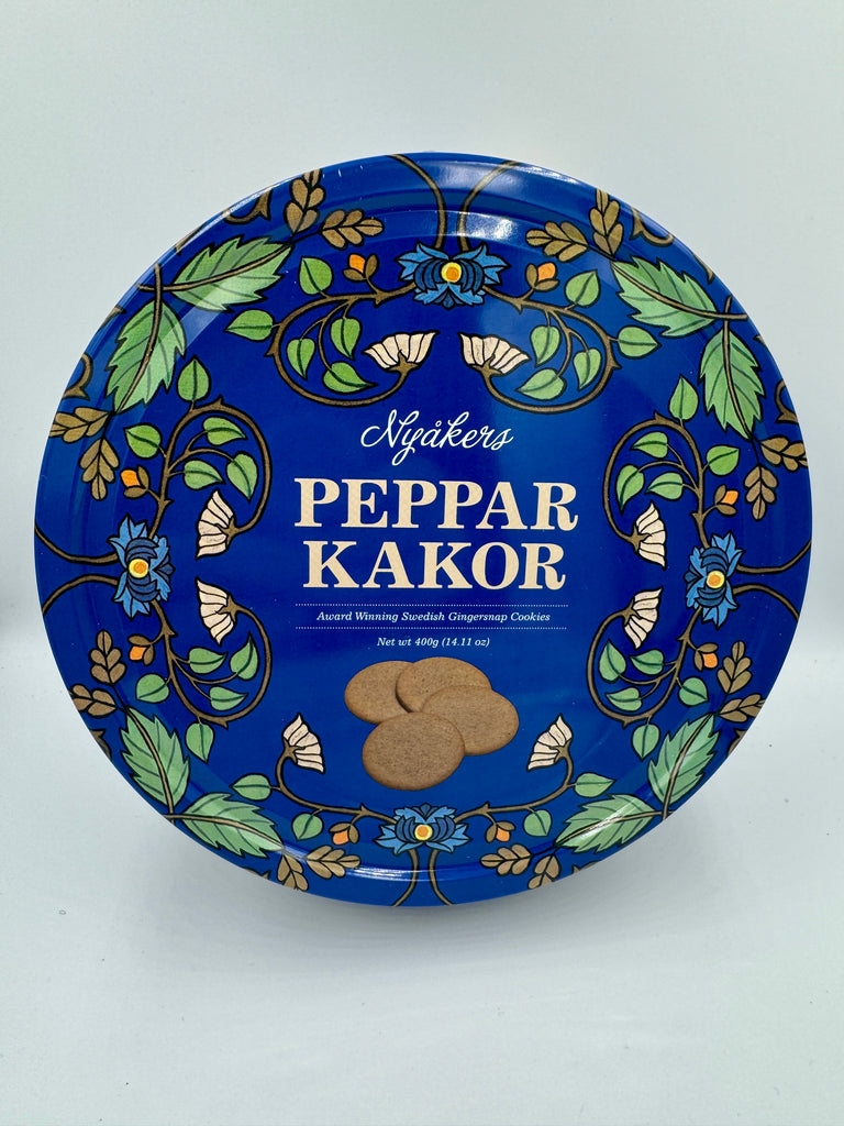 Nyåkers Ginger Snaps Blue Tin, 400g – Viking Foods & Imports Inc.