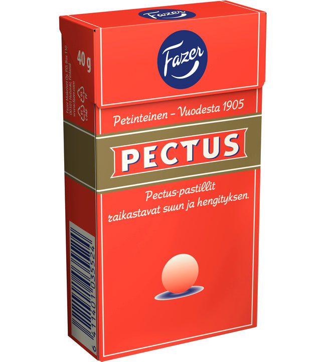 Fazer Pectus Mint Pastilles, 40g – Viking Foods & Imports Inc.